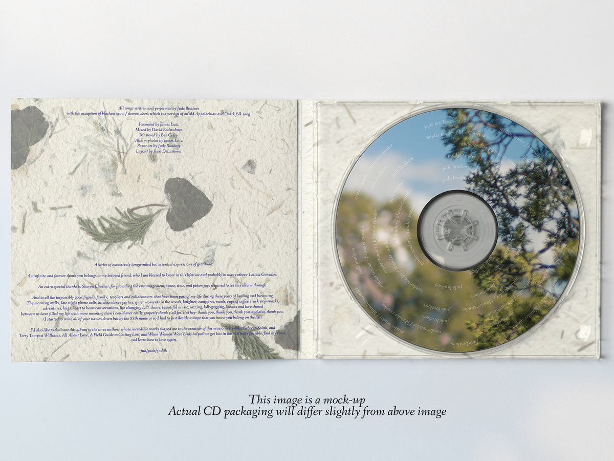 render tender / blunder sunder | Jude Brothers