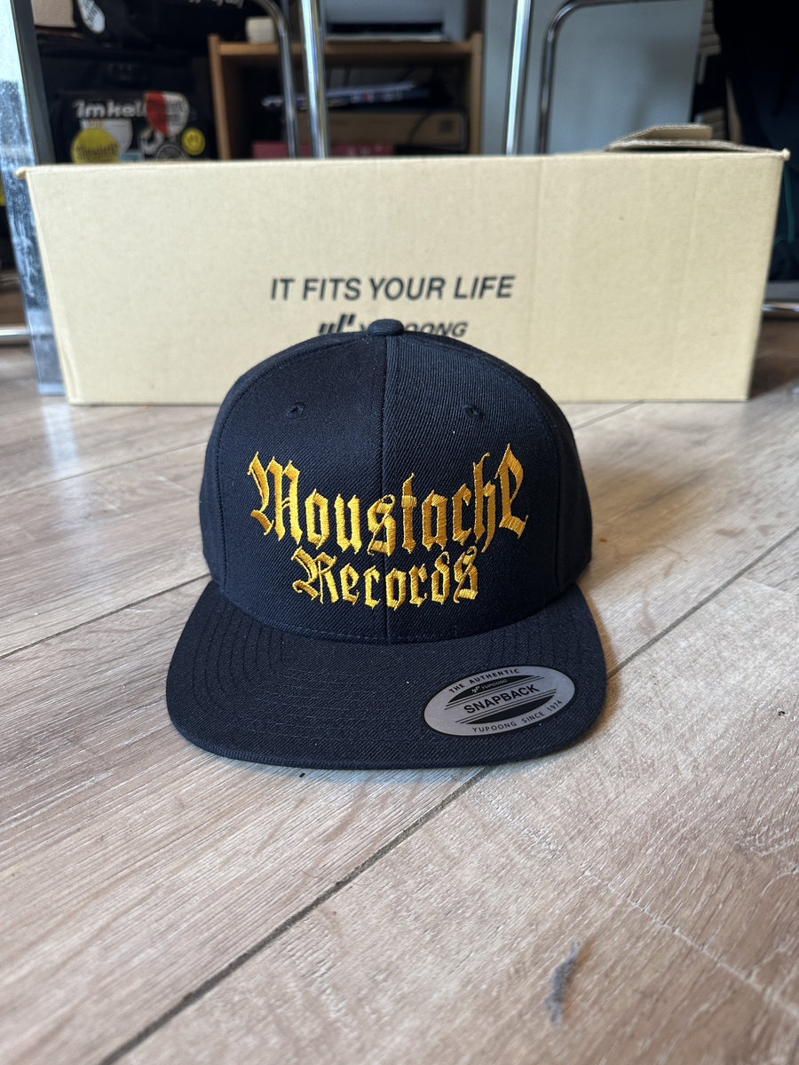 Moustache Records top quality detroit 1976 style snapback yupong ...