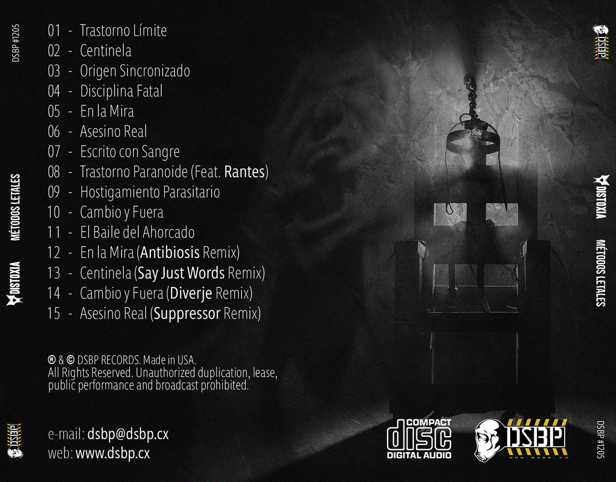 Metodos Letales | DISTOXIA | DSBP Records