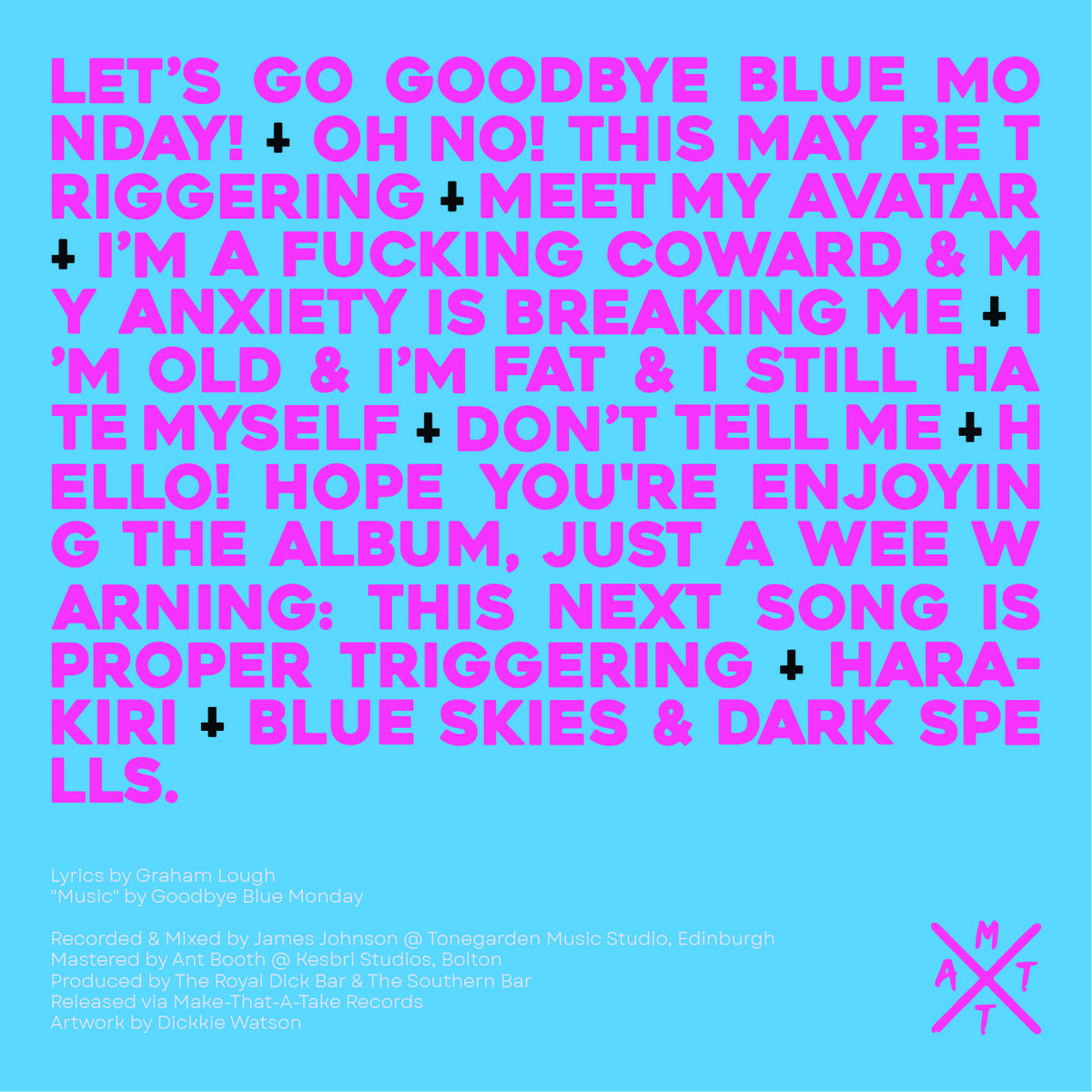 Let's Go Goodbye Blue Monday LP | Goodbye Blue Monday | Make-That-A ...