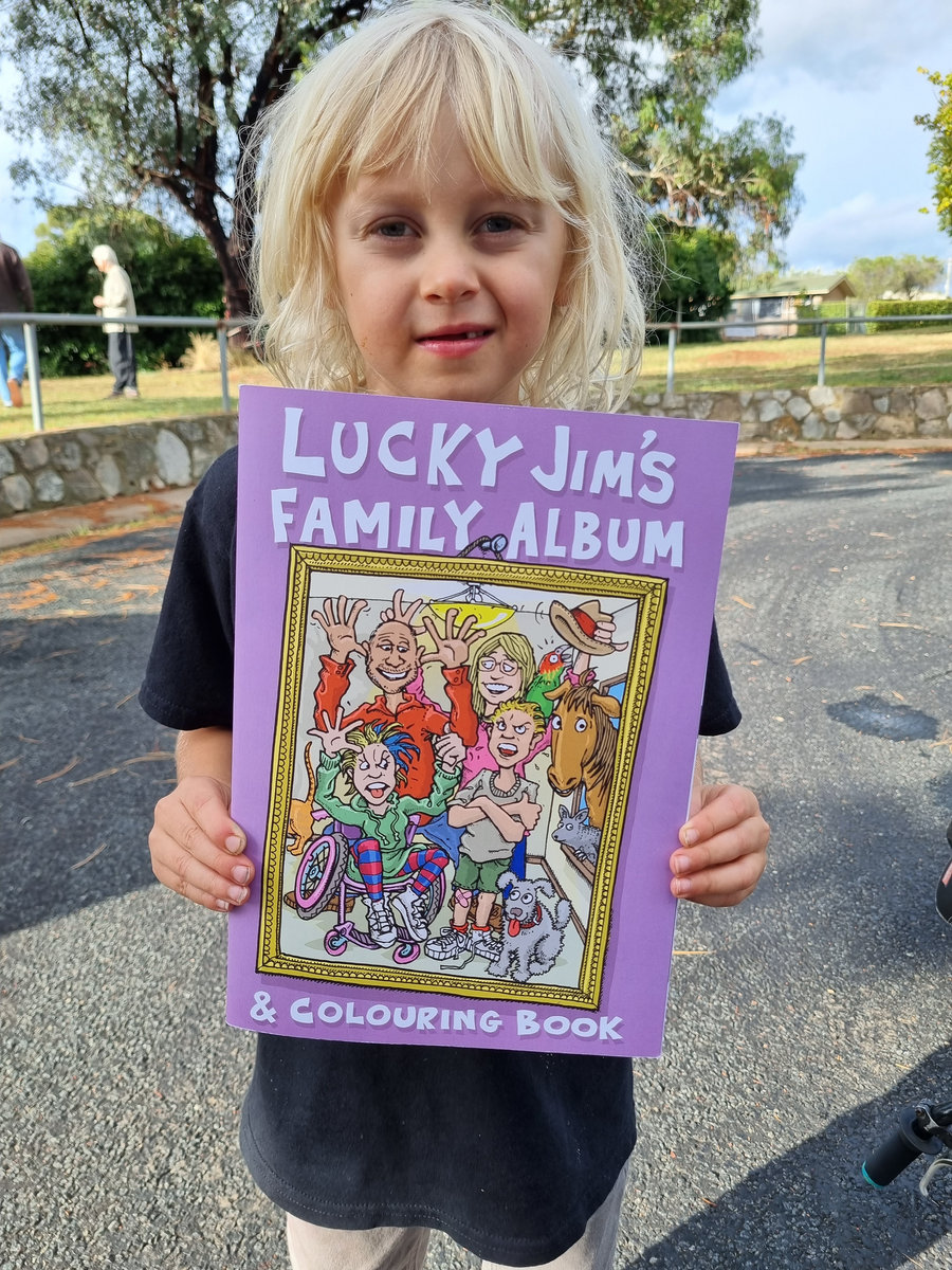 Lucky Jim's Family Album - The Colouring Book | Lucky Jim and his ...