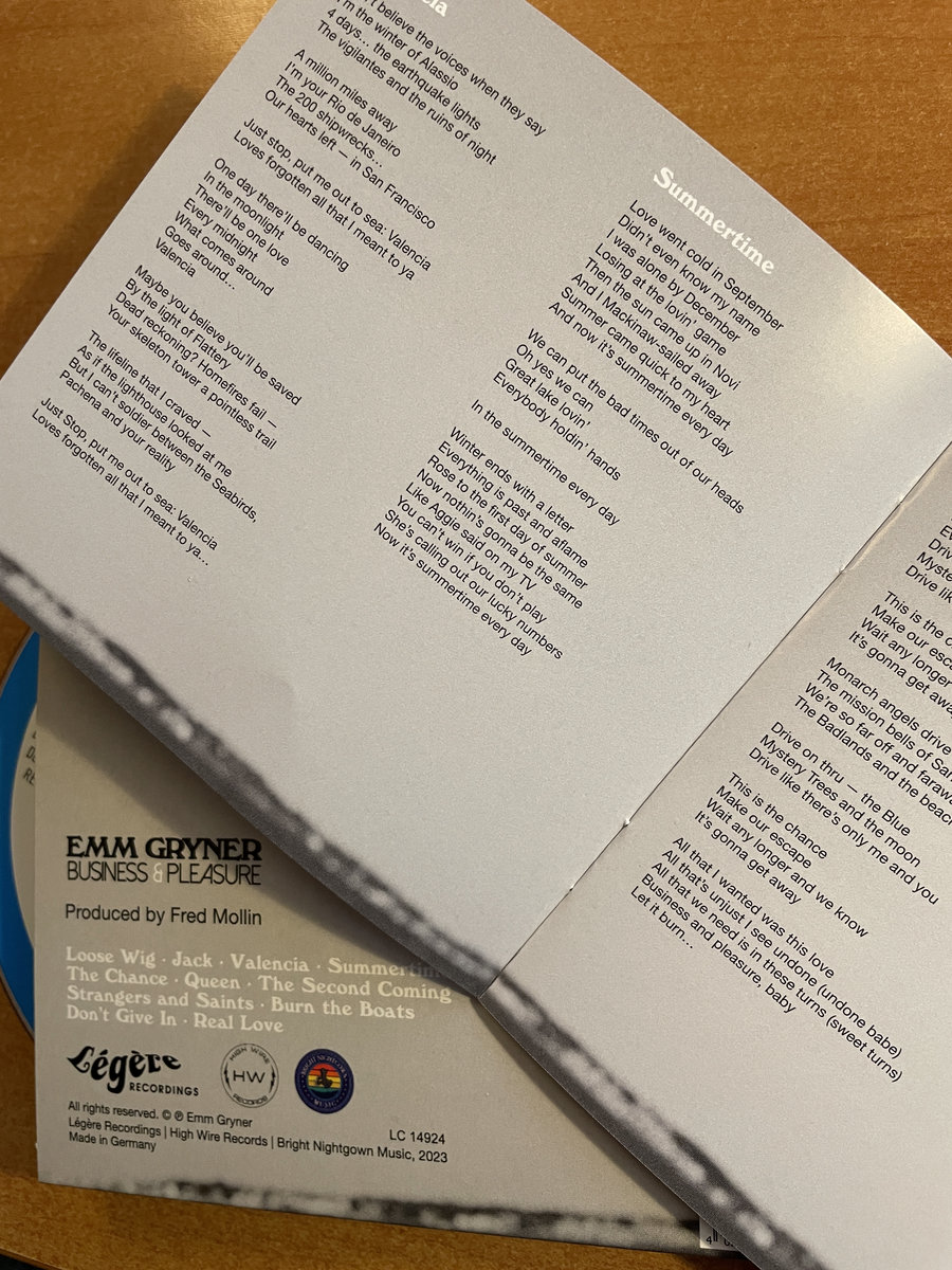 Business & Pleasure | Emm Gryner