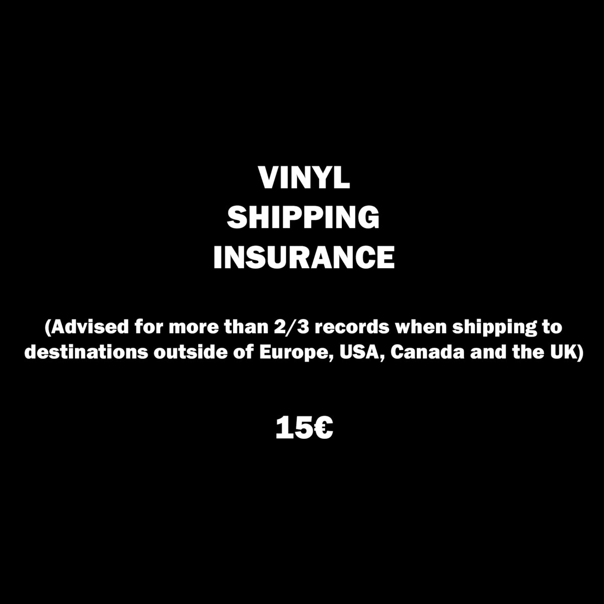 SHIPPING INSURANCE | Signal Rex