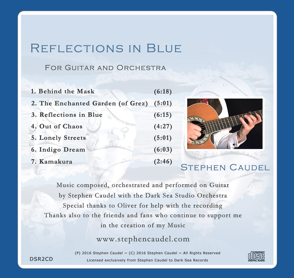 Reflections in Blue (Acoustic Jazz Guitar) | Stephen Caudel
