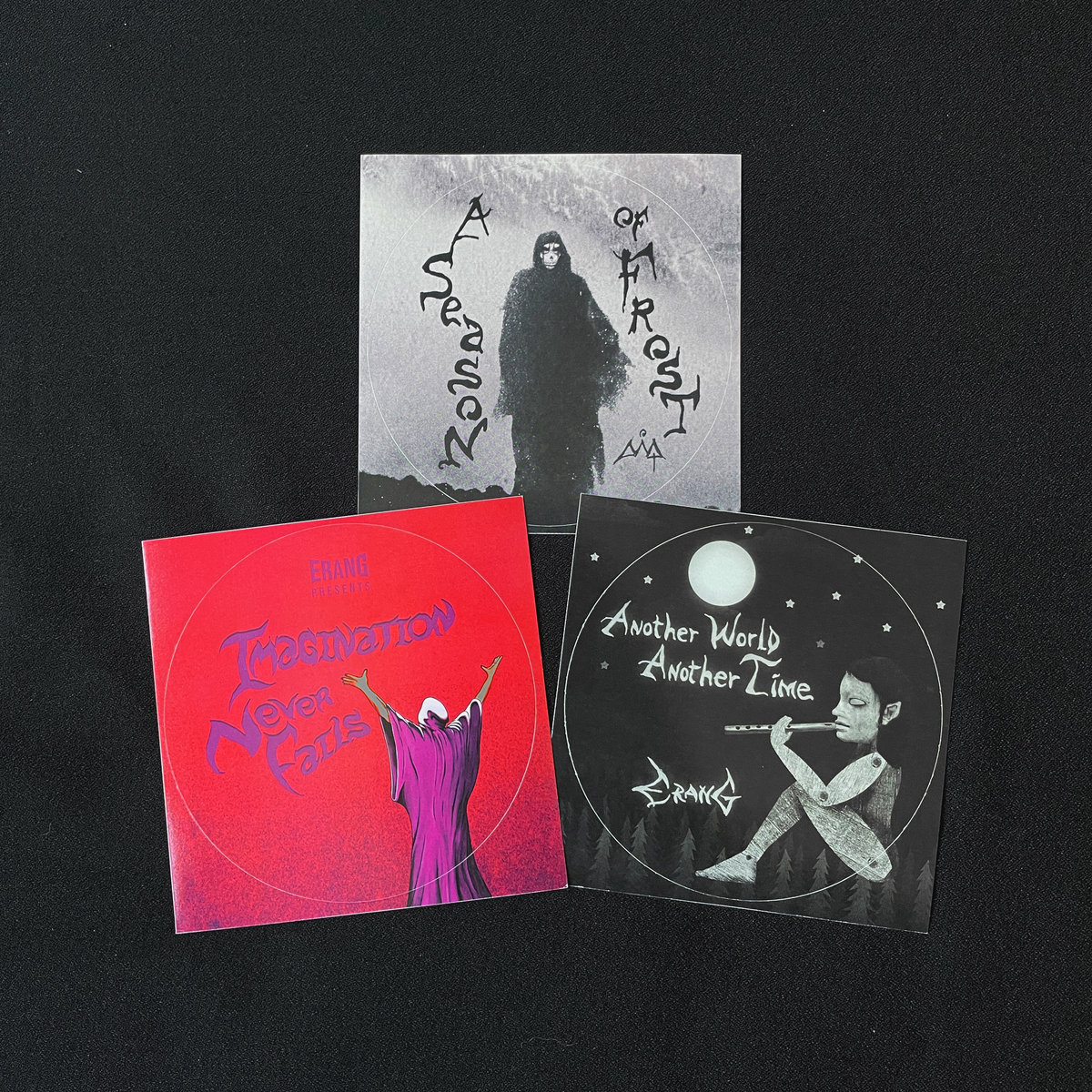 Erang Round Stickers | Ancient King Records