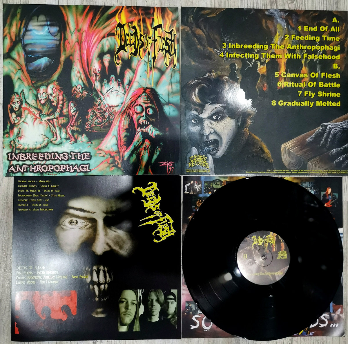 Deeds Of Flesh – Inbreeding The Anthropophagi - BLACK 12 LP -OUT NOW ...