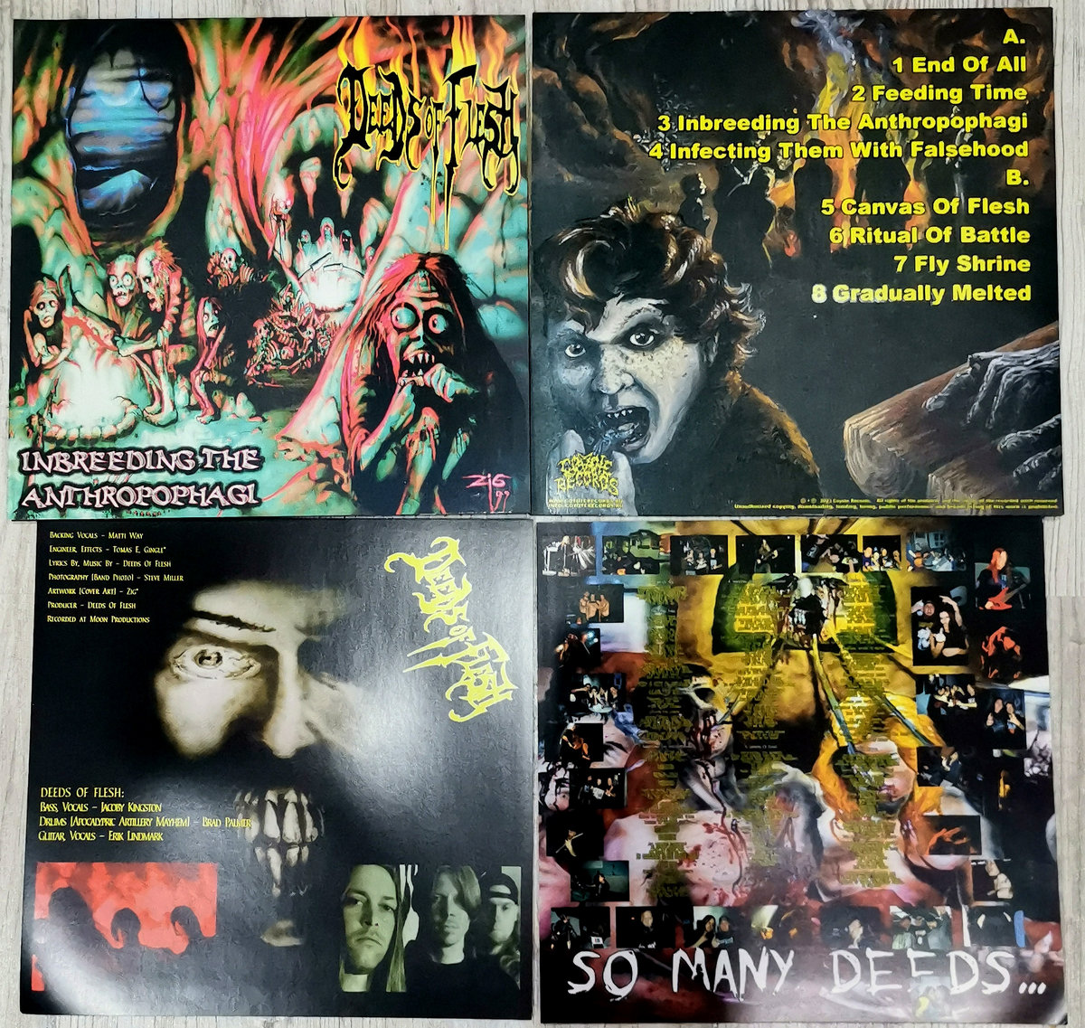 Deeds Of Flesh – Inbreeding The Anthropophagi - Transgreen 12 LP -OUT ...