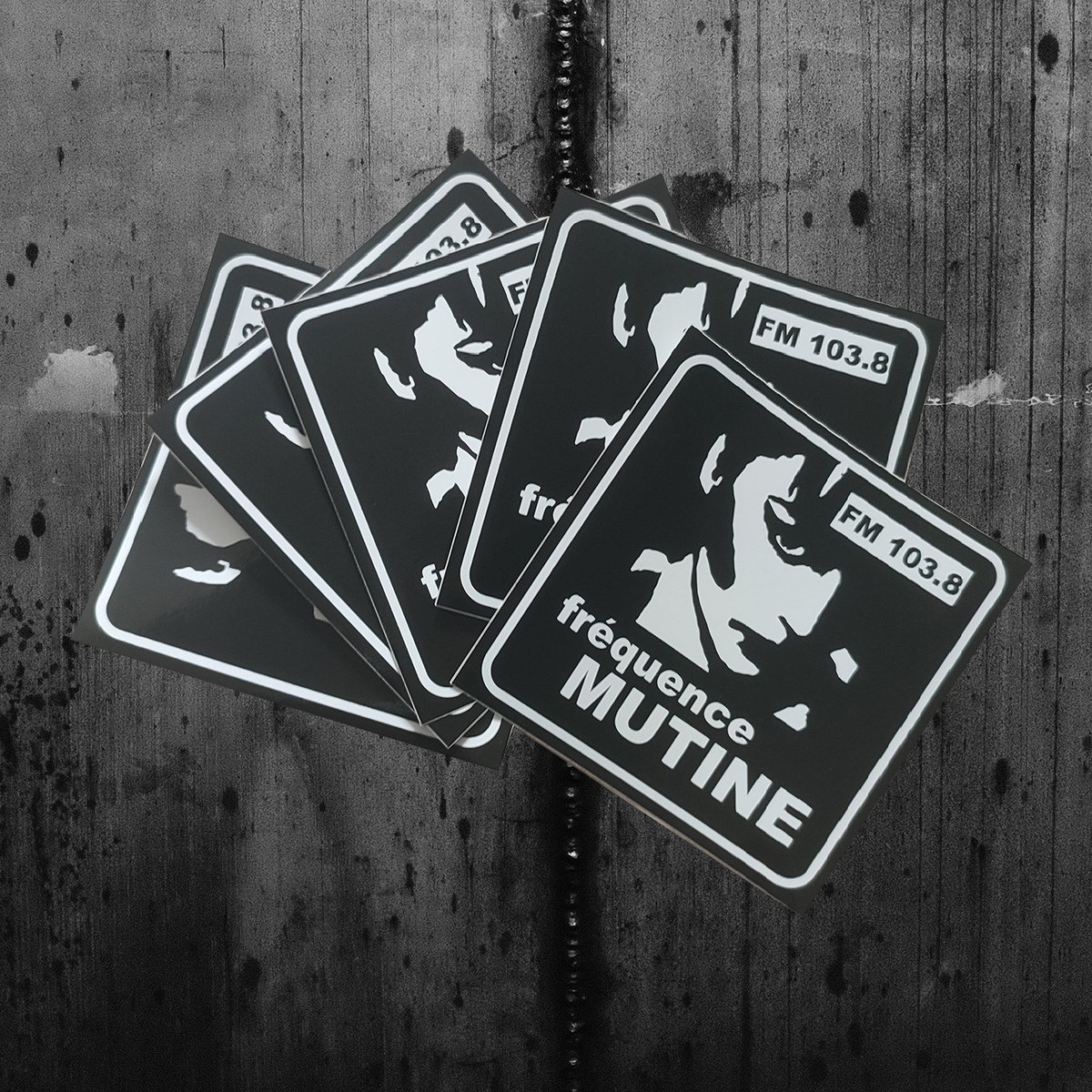 Pack of 5 stickers Mutine Logo | Frequence Mutine