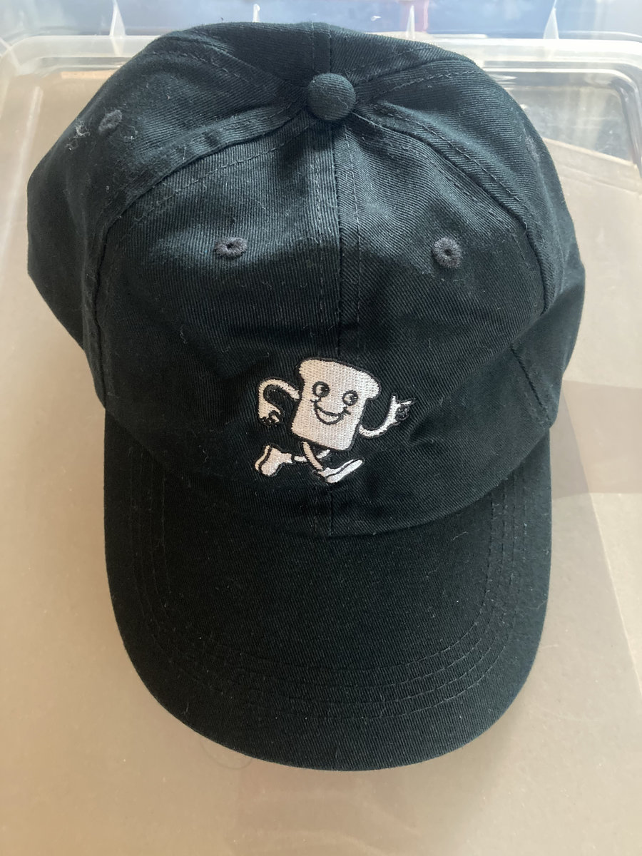 Bread-san "Dad" cap (black and white) | Gold Panda