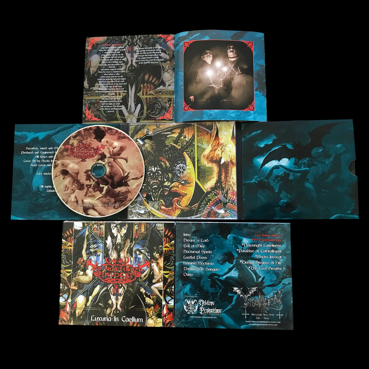 NOCTIS INVOCAT "Luxuria in Caellum" Digipak | Tribulacion Productions ...