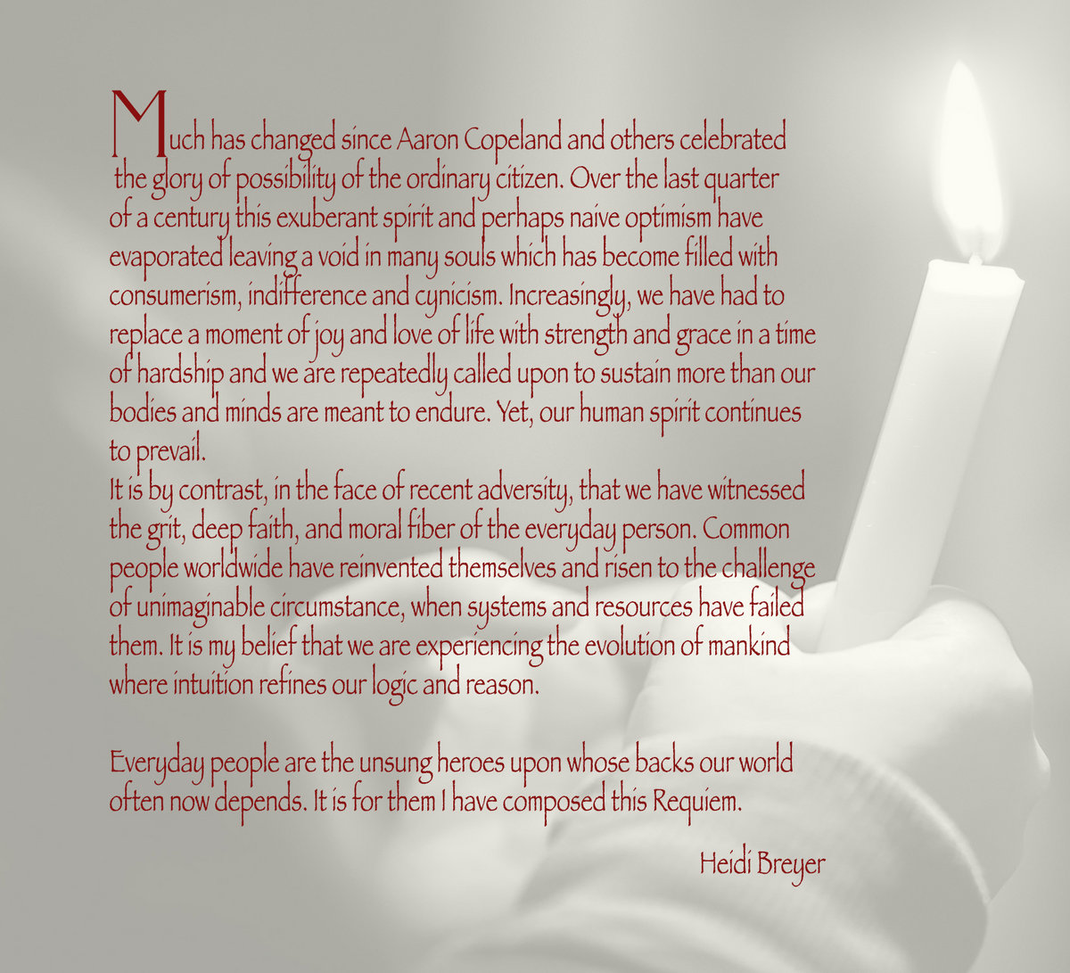 Amor Aeternus: A Requiem For The Common Man | Heidi Breyer