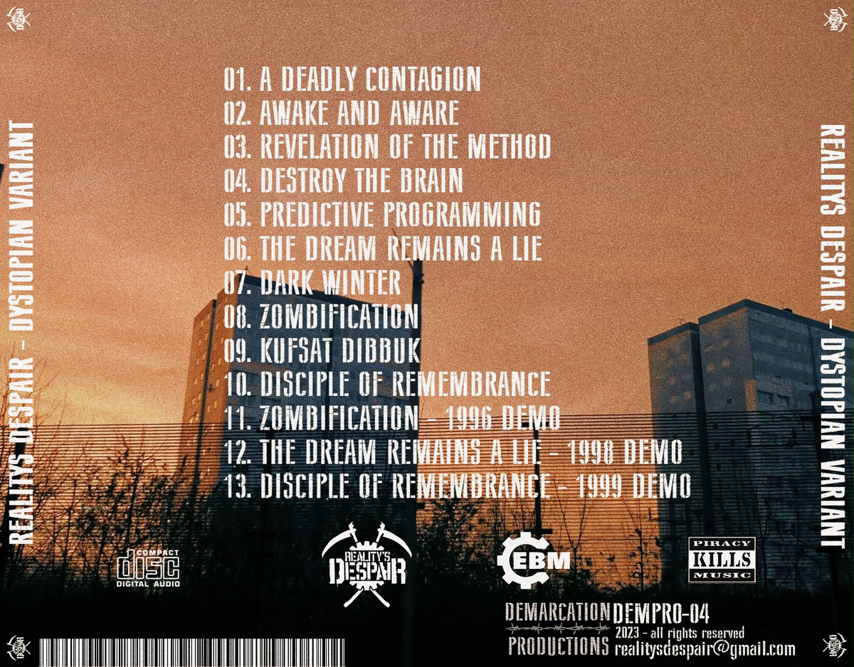 Dystopian Variant (CD edition) | Reality's Despair