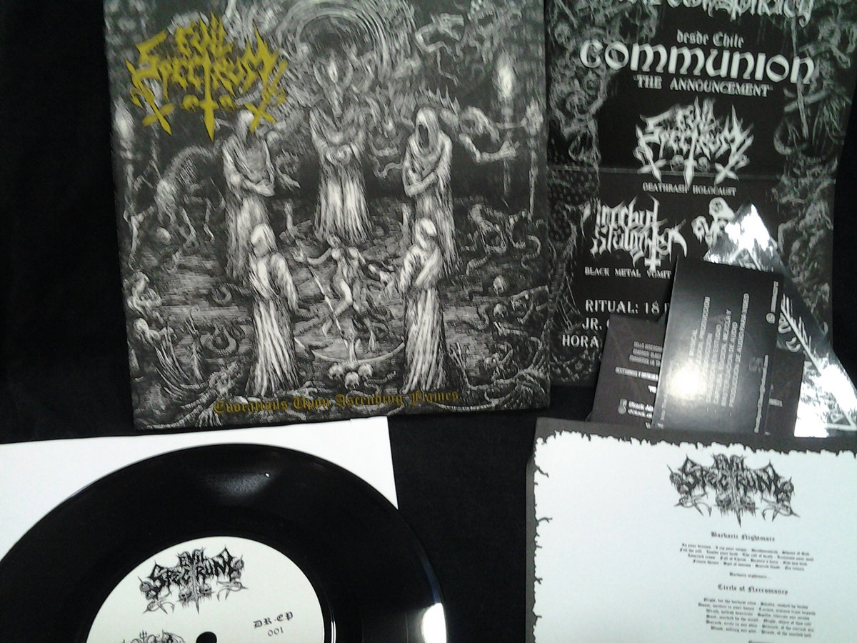 Evil Spectrum (Peru) - Evocations Upon Ascending Flames 7" EP Gatefold ...