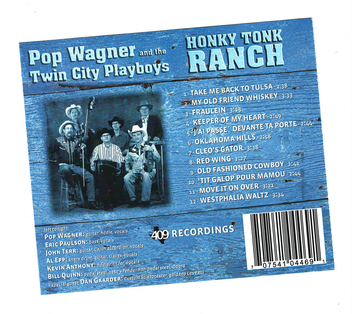 Honky Tonk Ranch | Pop Wagner & the Twin City Playboys | Pop Wagner