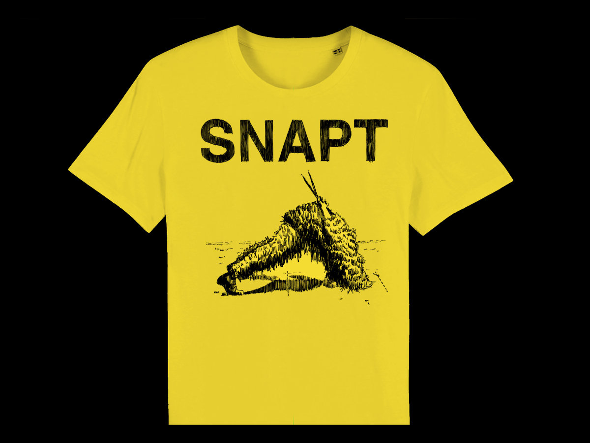 SNAPT design on yellow T-shirt | Snapped Ankles