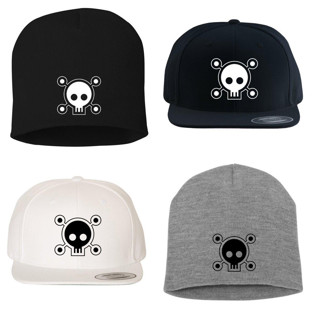 HAT002 : DBN SKULL SNAPBACK HAT | Drop Bass Network