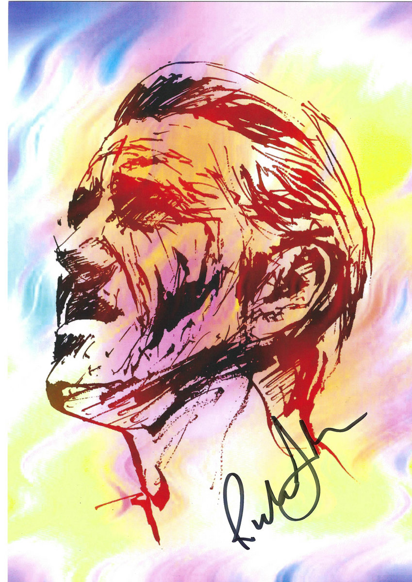 Signed Richard Jobson poster | Skids