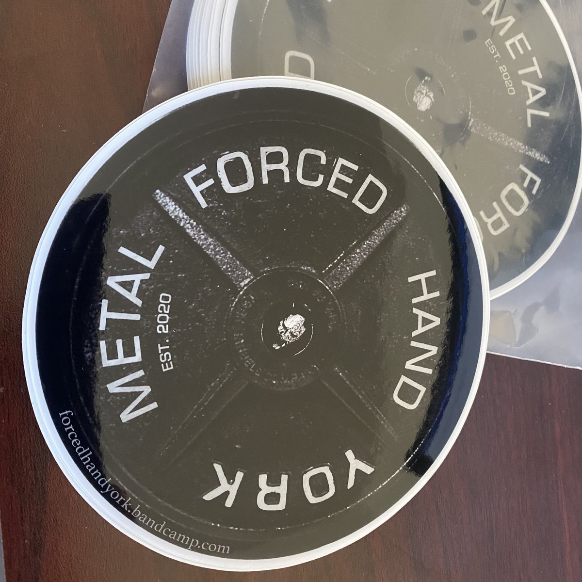 Iron Plate Sticker | Forced Hand