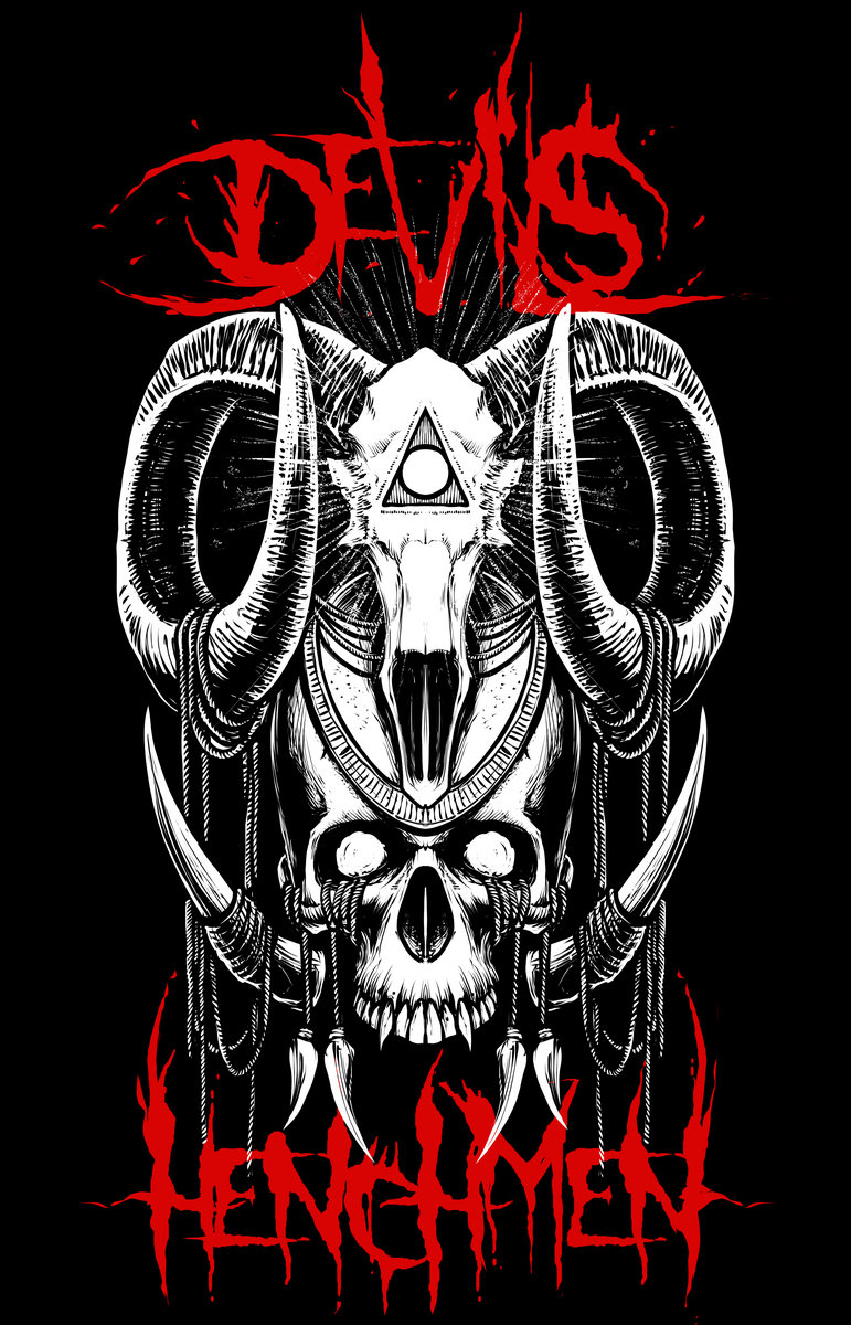 Horns & Skull T-shirt | Devils Henchmen