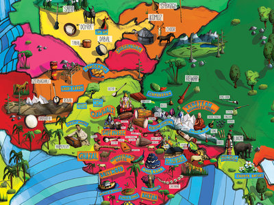All Around This World: South and Central Asia Musical Map -- digital ...
