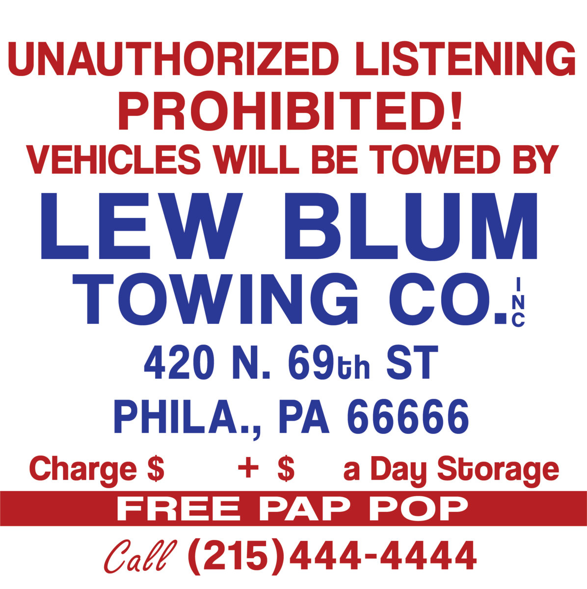 PARK ANYWHERE | Lew Blum