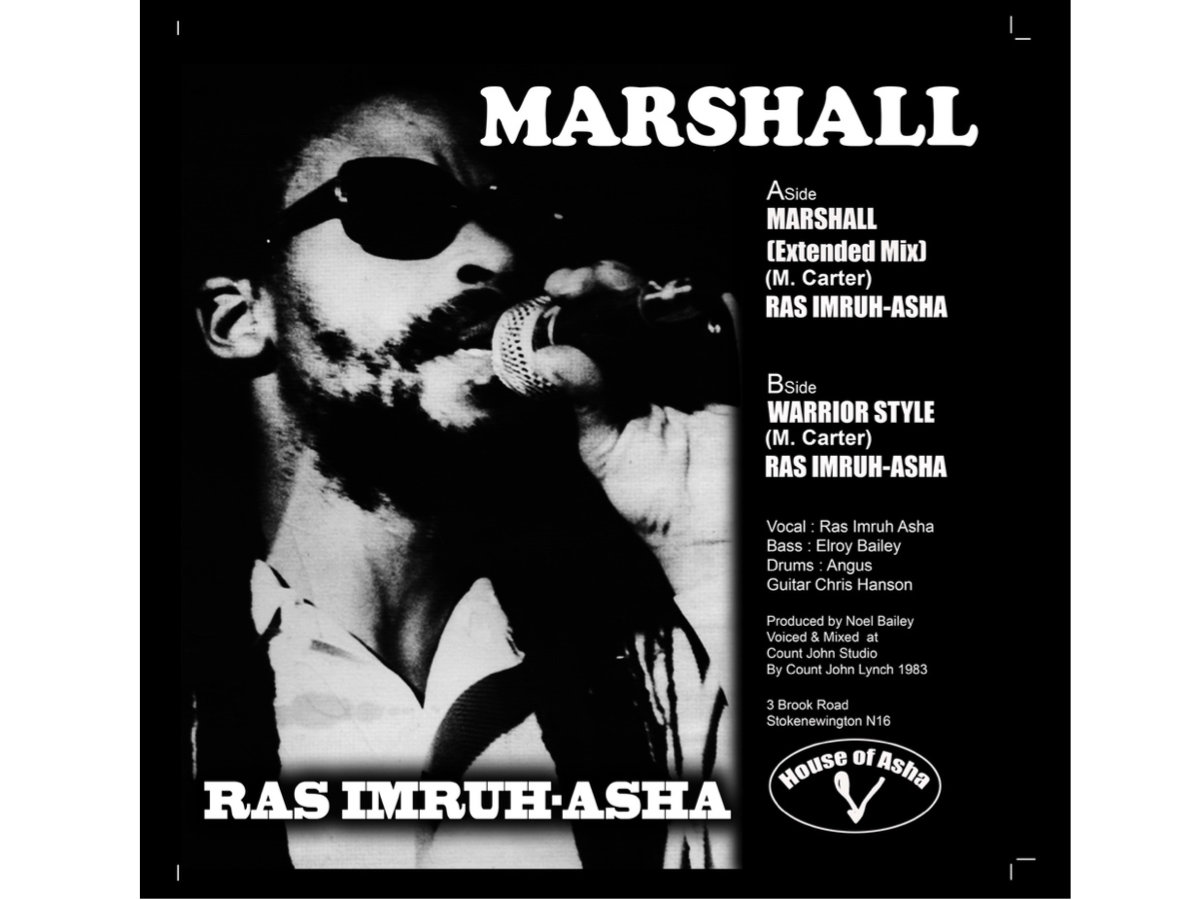Marshall Ras Imru | Ras Imruh Asha | House of Asha