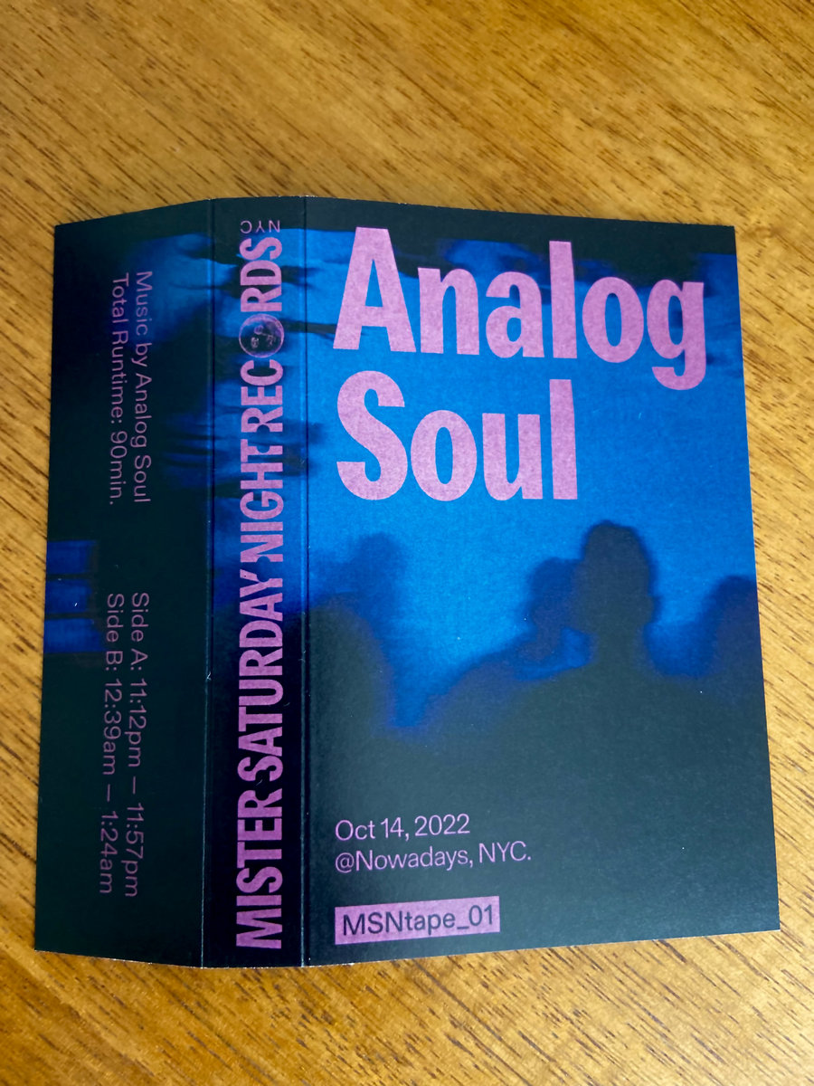 MSNtape_01: Analog Soul | Mister Saturday Night Records