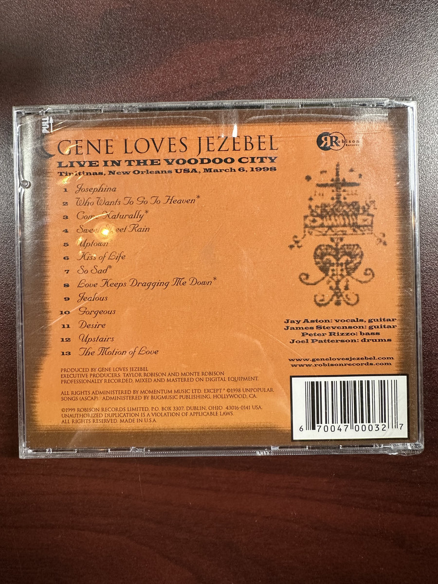 Live In The Voodoo City | Gene Loves Jezebel