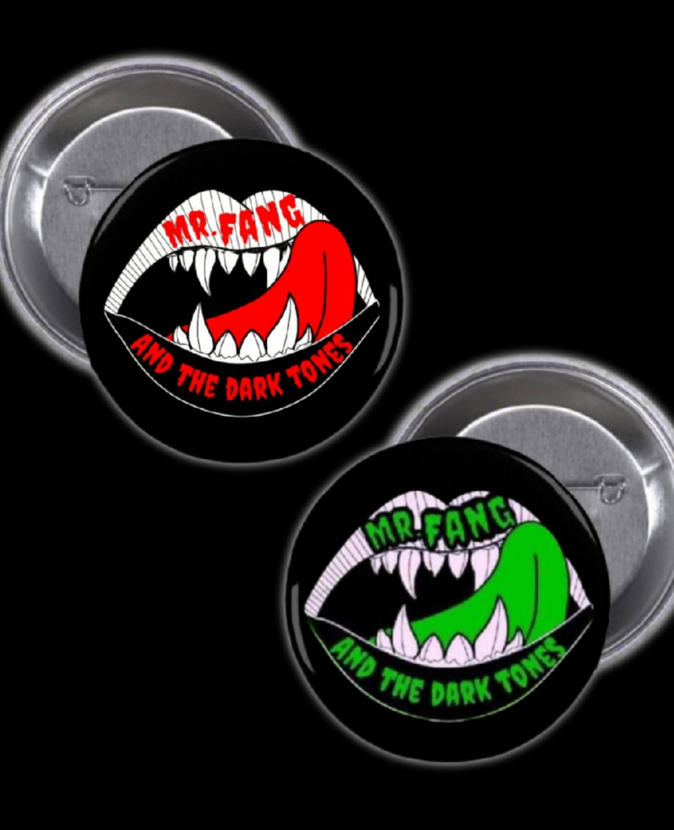 Mr. Fang and the Dark Tones Gross Mouth Button | Mr. Fang and the Dark ...