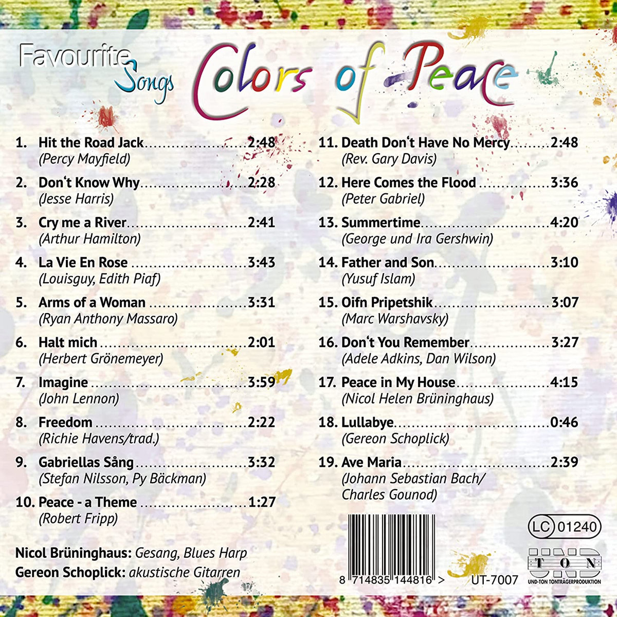 Colors Of Peace | Favourite Songs | Gereon Schoplick