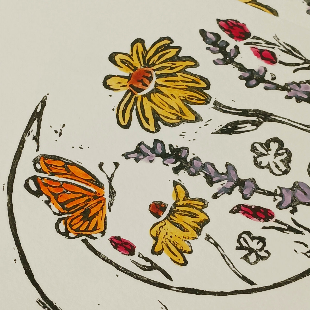 Valley of the Moon Block Print | Lounna