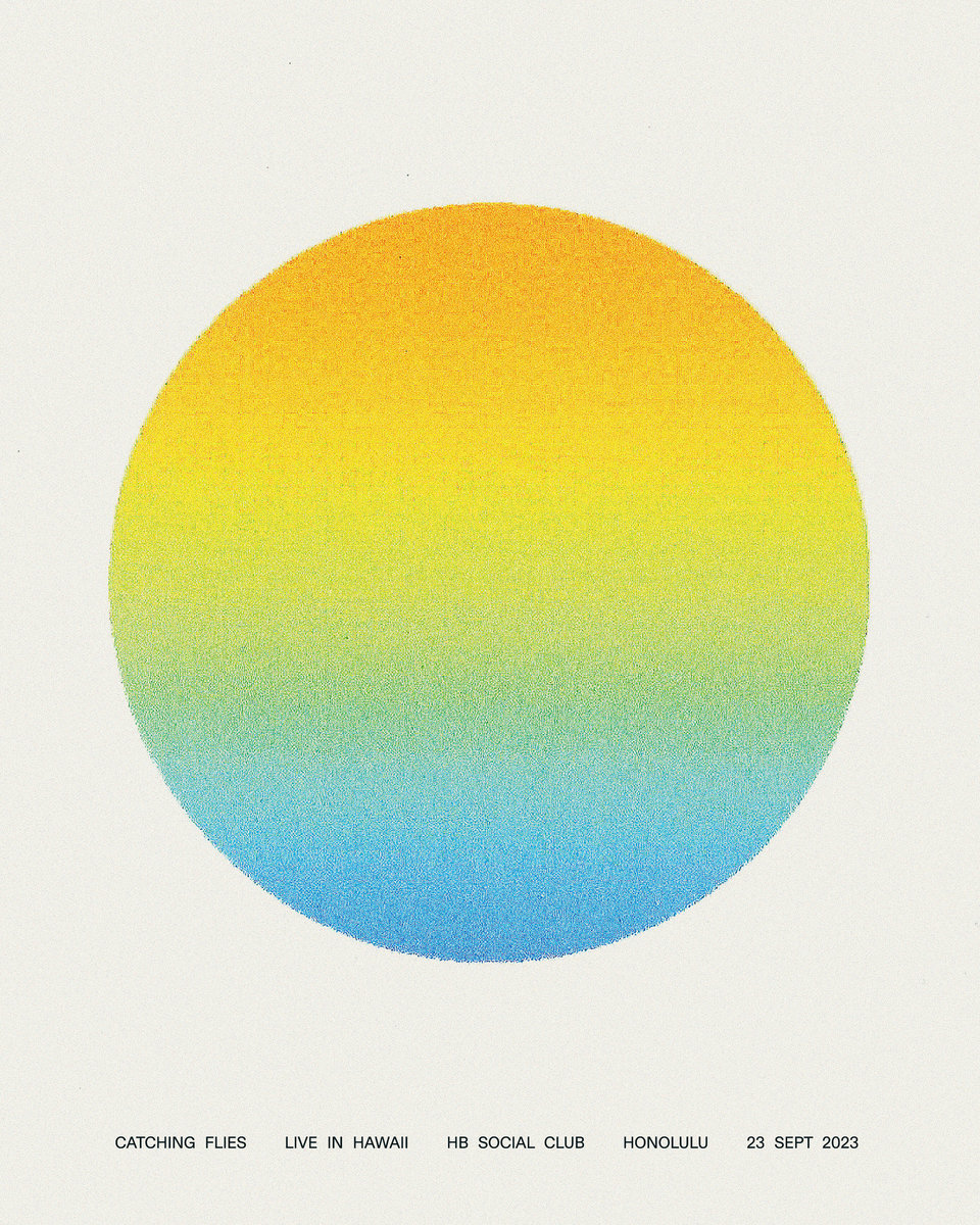 A3 Limited Edition Signed Gig Poster Print - 'Catching Flies: Live in ...