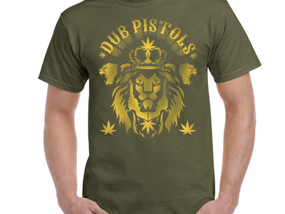 Dub Lion T-shirt Military Green | Dub Pistols Official Merch