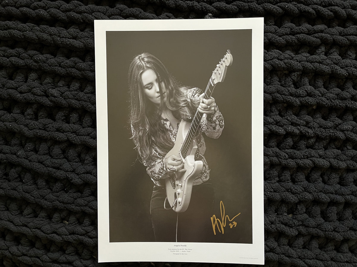 Autographed Poster | Angela Petrilli & The Players