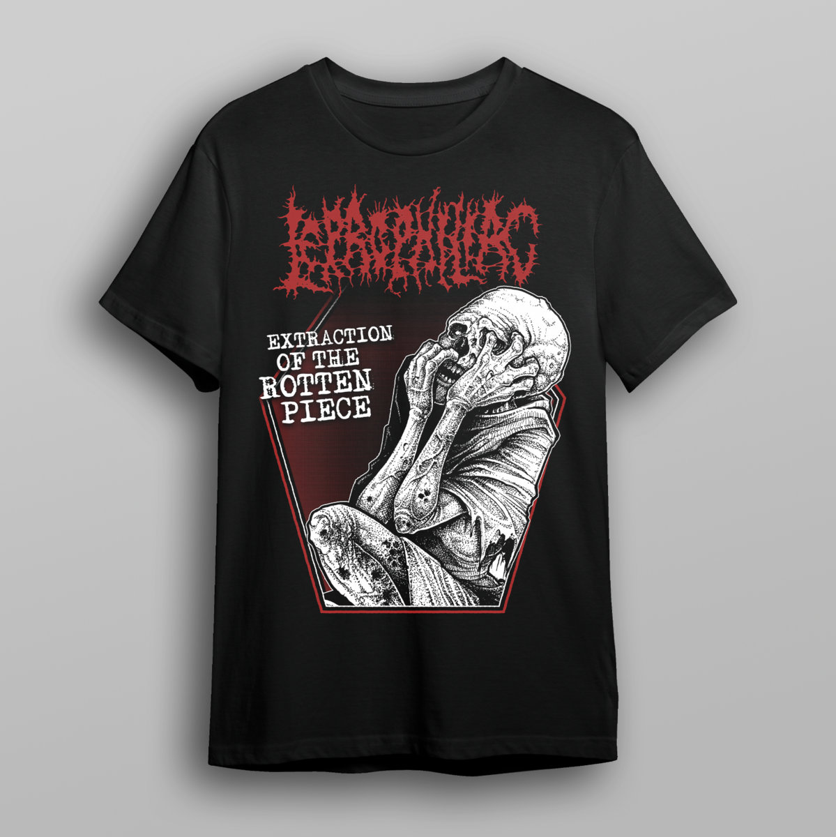 Extraction Of The Rotten Piece T-shirt | Leprophiliac
