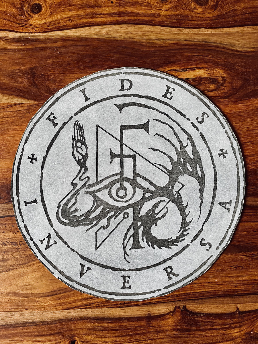 Sigil leather back patch | Fides Inversa