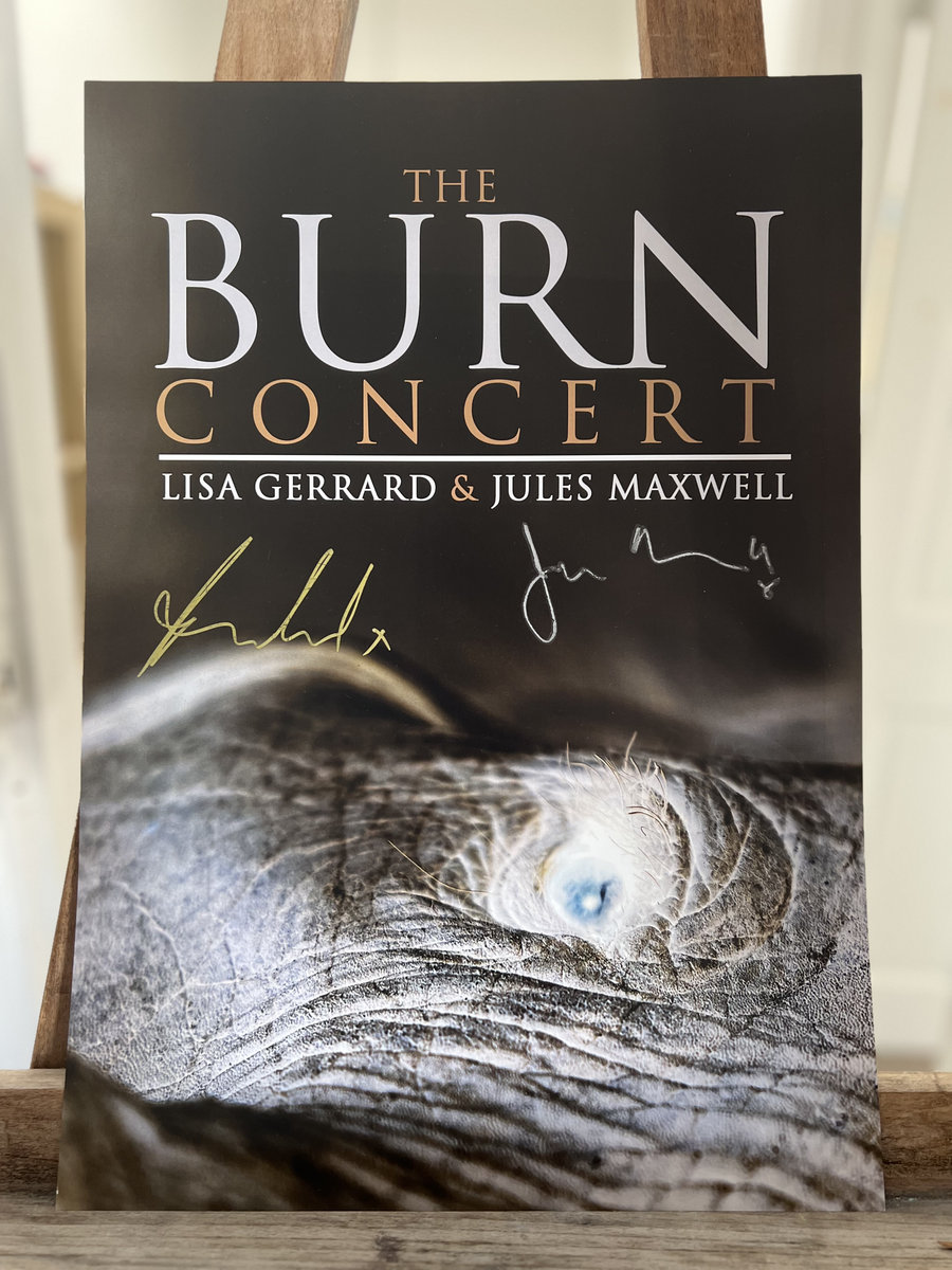Burn Concert Limited Edition Poster (signed) | Jules Maxwell