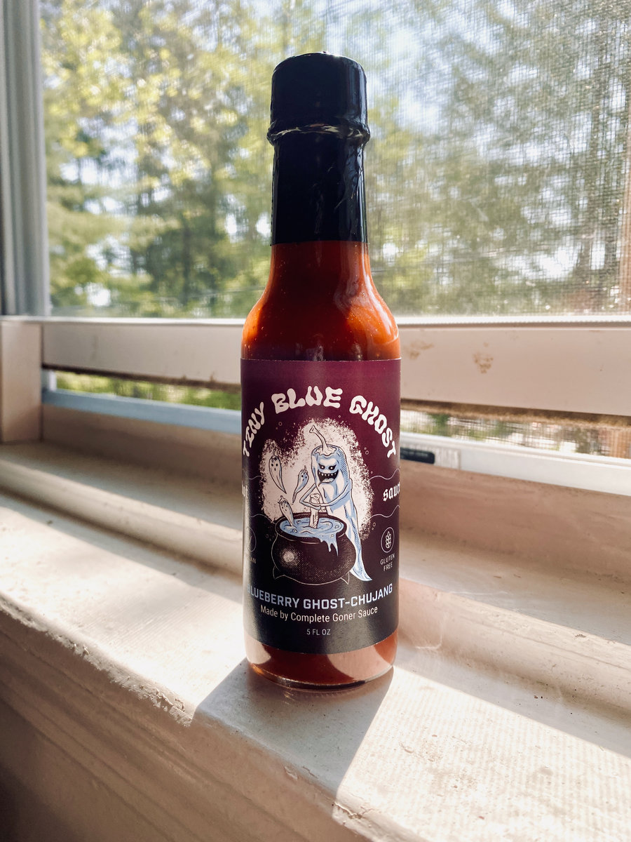 Blueberry Ghost-chujang Hot Sauce | Tiny Blue Ghost