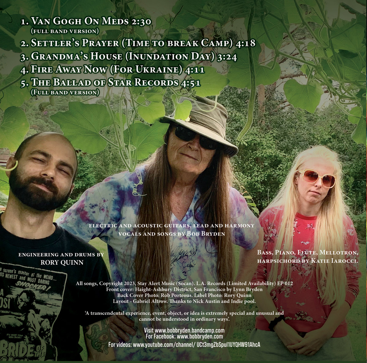 Transcendental Misinformation EP | Bob Bryden