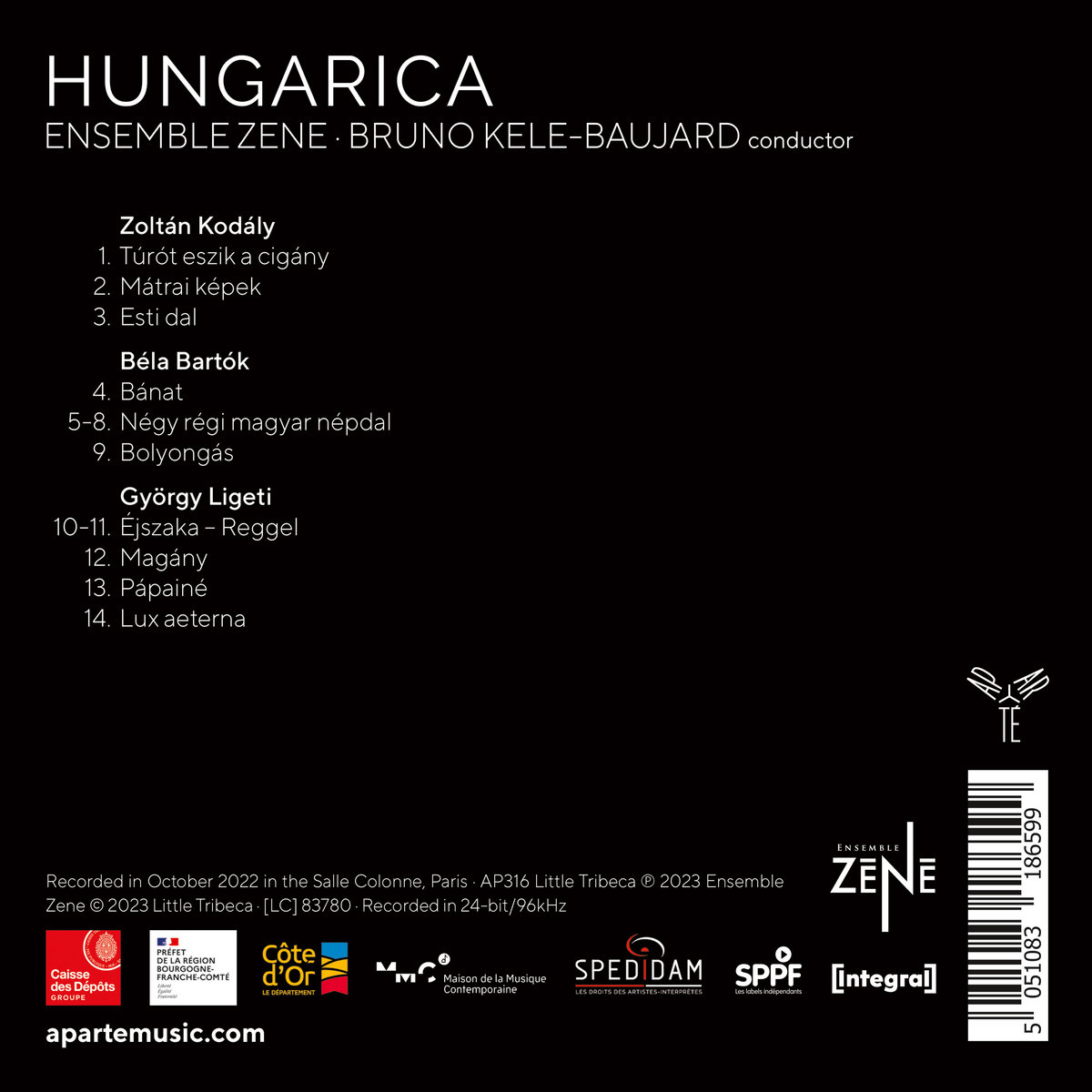 Hungarica | Ensemble ZENE | Aparte Music