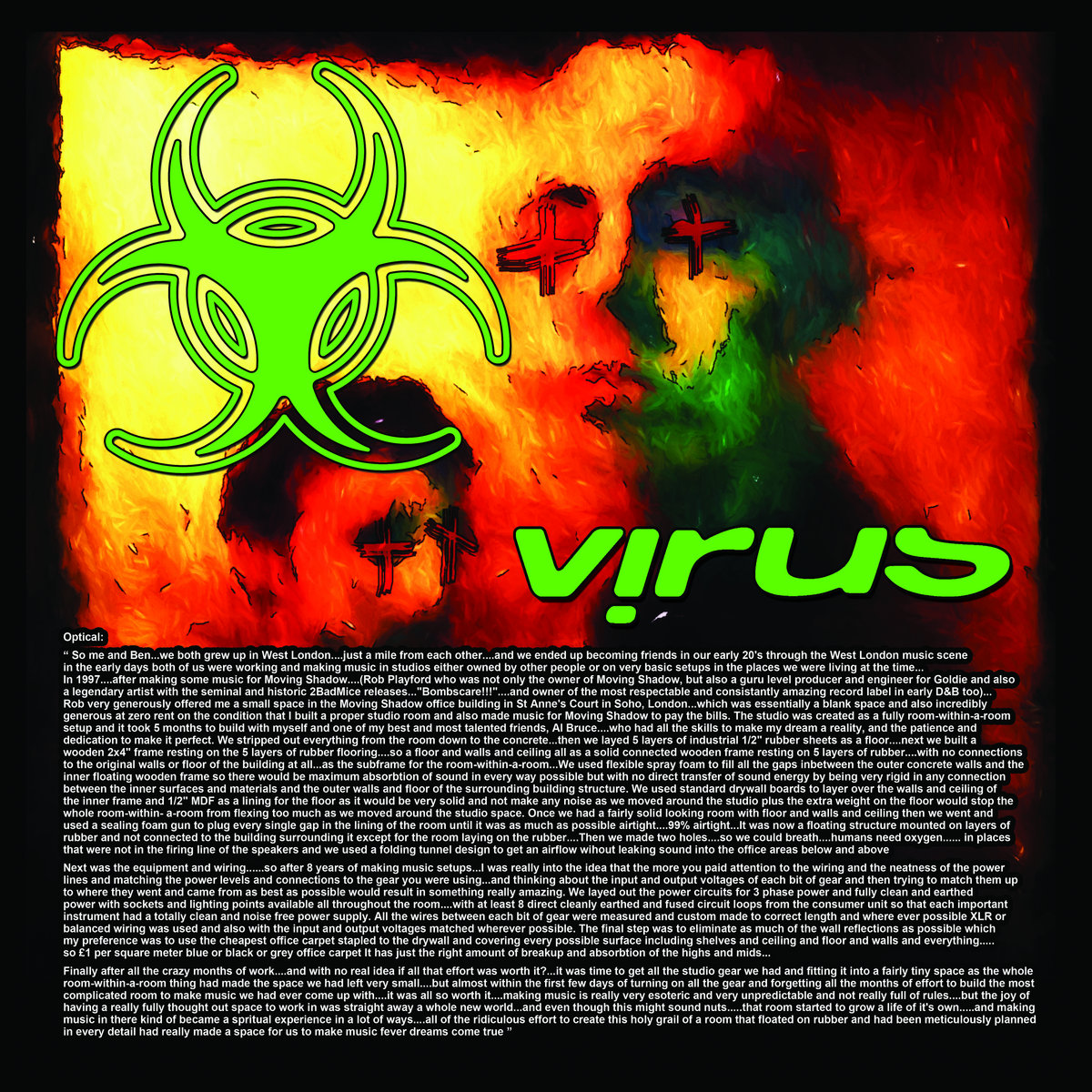 Wormhole LP (1998 master + original art) Download | Ed Rush & Optical ...