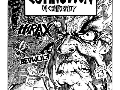 HIRAX "Corrosion Of Conformity / Hirax / Beowulf" Ltd Gig Poster ...