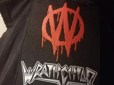 Wrathchild Logo 10'x8' Embroidered Back Patch | WRATHCHILD