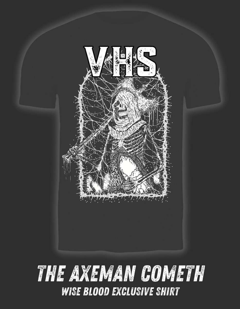 VHS "The Axeman Cometh" Black T-Shirt | VHS