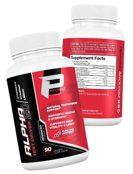 Alpha 2.0 Test Driver Pure And Potent Ingredients Adcanced Formula ...
