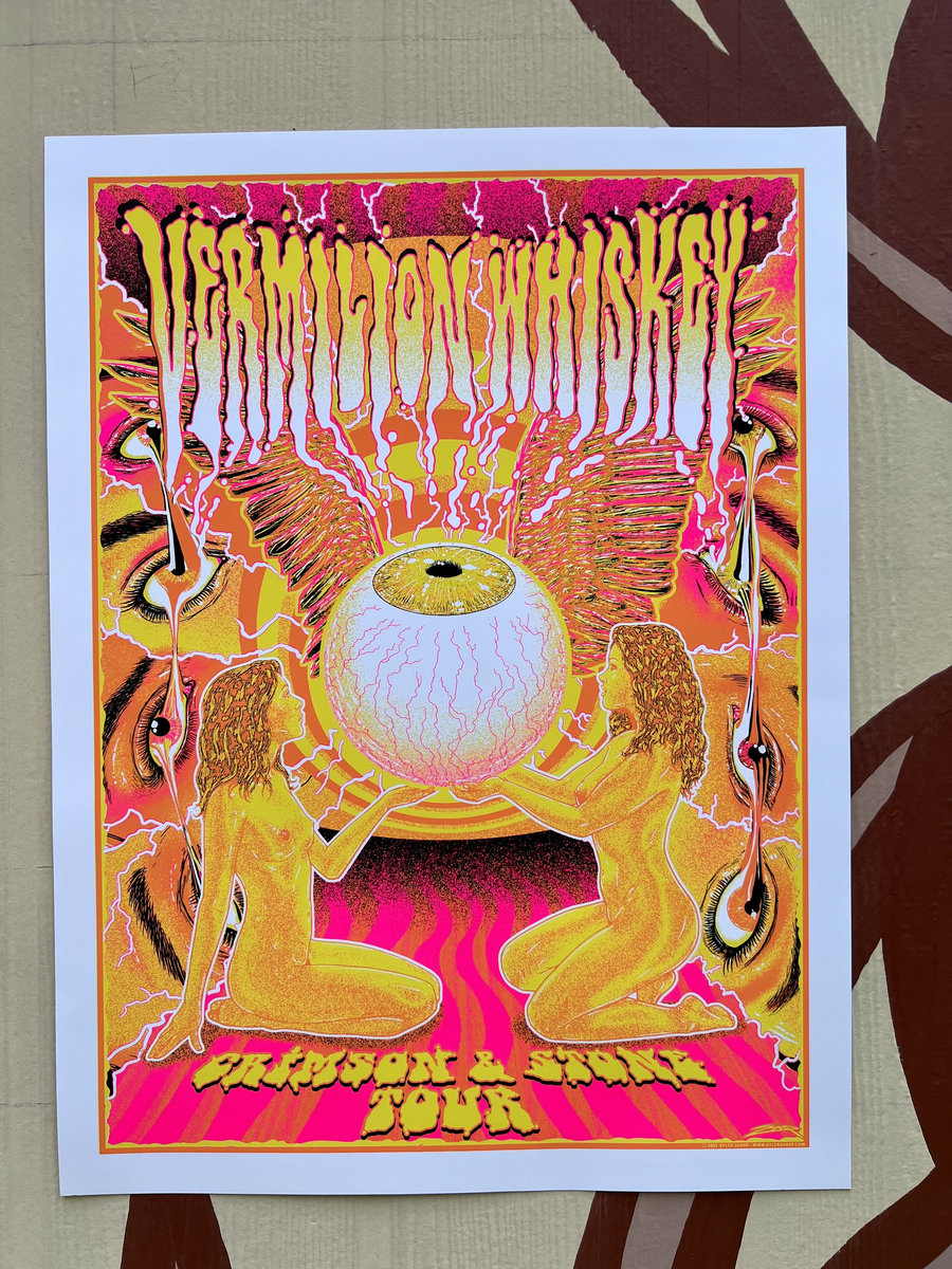 Crimson & Stone Tour Poster | Vermilion Whiskey