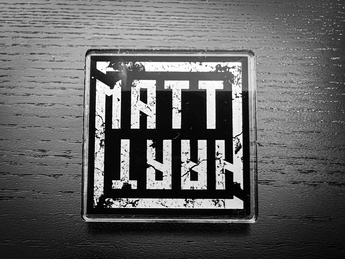 MATT HART pin badge | MATT HART