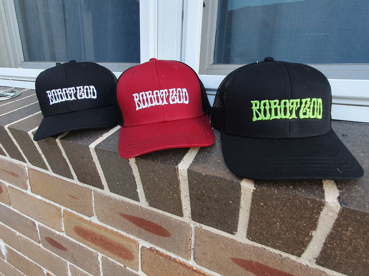 Robot God Embroidered Trucker Hats | Robot God