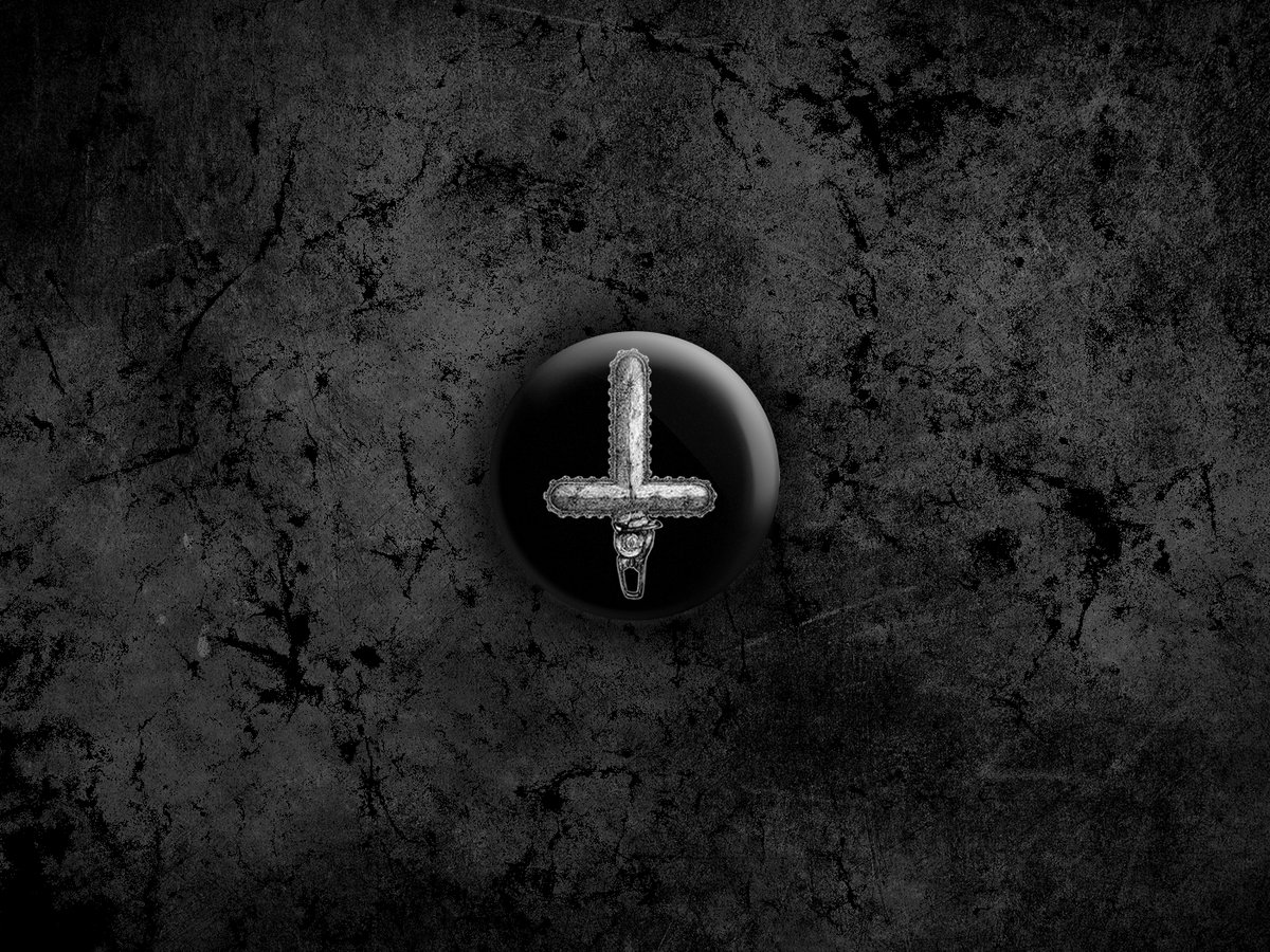 Logo & Chainsaw Cross Buttons | Vomit Division