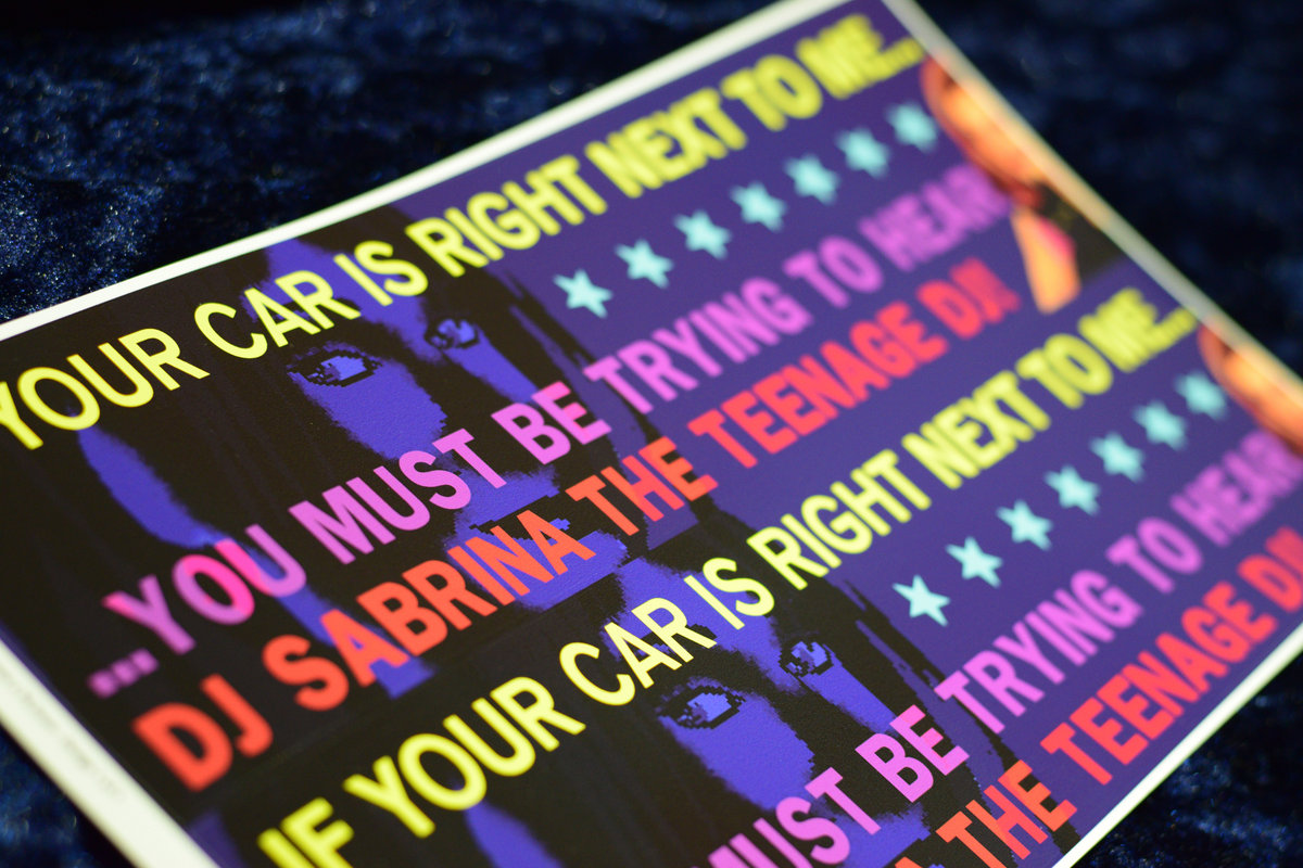 Pair (2x) of 80's Boomer-style Vinyl Car Stickers | DJ Sabrina The ...
